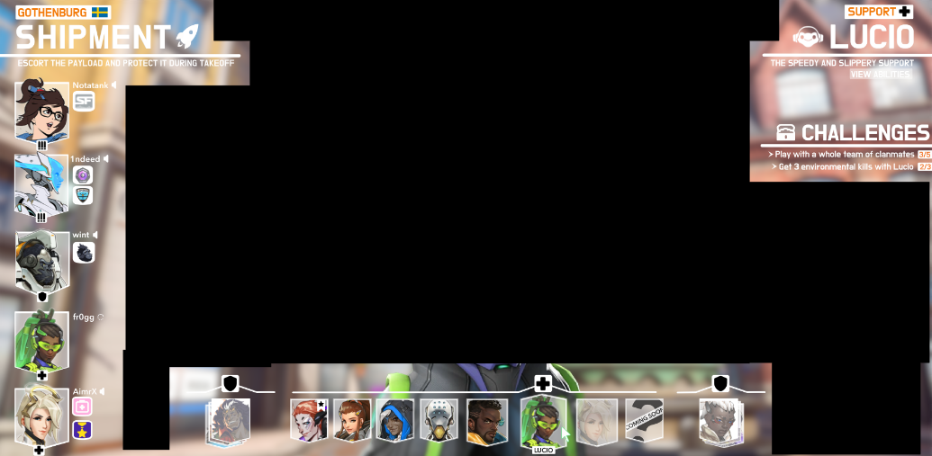 Just wanted to try my hand at tinkering with the hero select screen ...